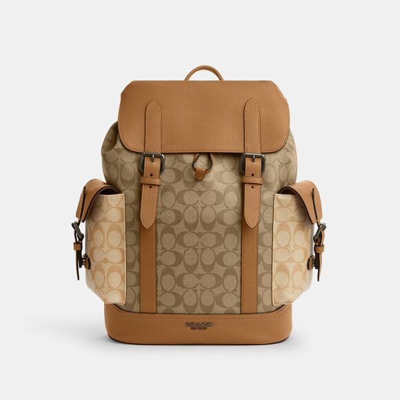 Coach | Bags | Nwt Coach Outlet Hudson Backpack In Colorblock Signature ...